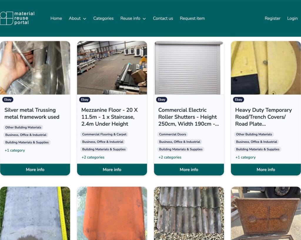 Material Reuse Portal - Circular Building Knowledge Platform
